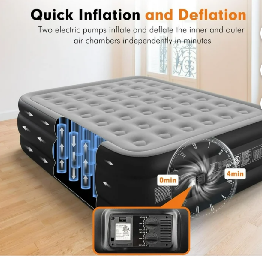 Rent Queen Size Double Tall Air Mattress in Covina, CA