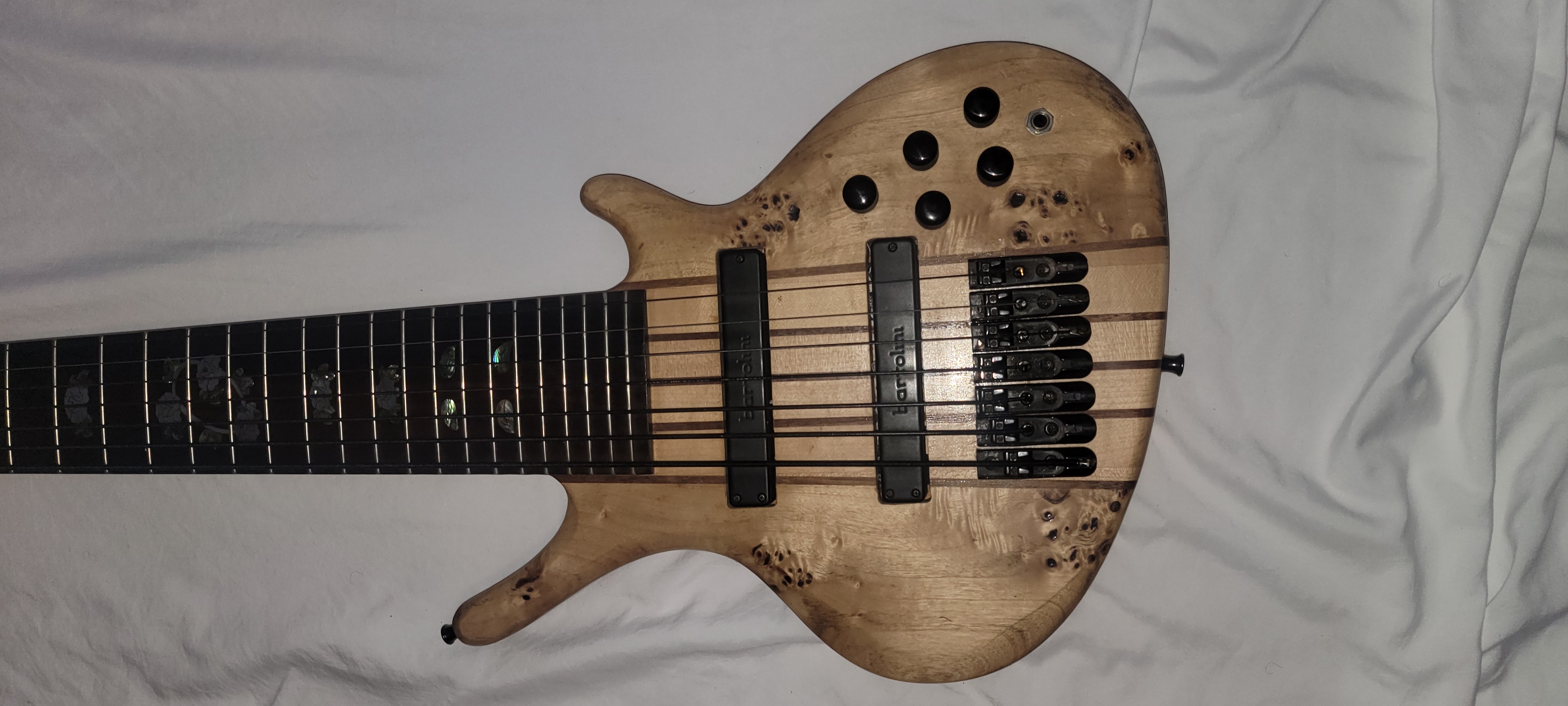 Rent Beautiful 7 string Bass Guitar Jazz Funk Gospel in Austin, TX