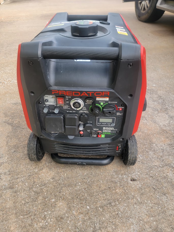 Rent PREDATOR 5000 Watt Dual-Fuel SUPER QUIET Inverter Generator in Tulsa, OK