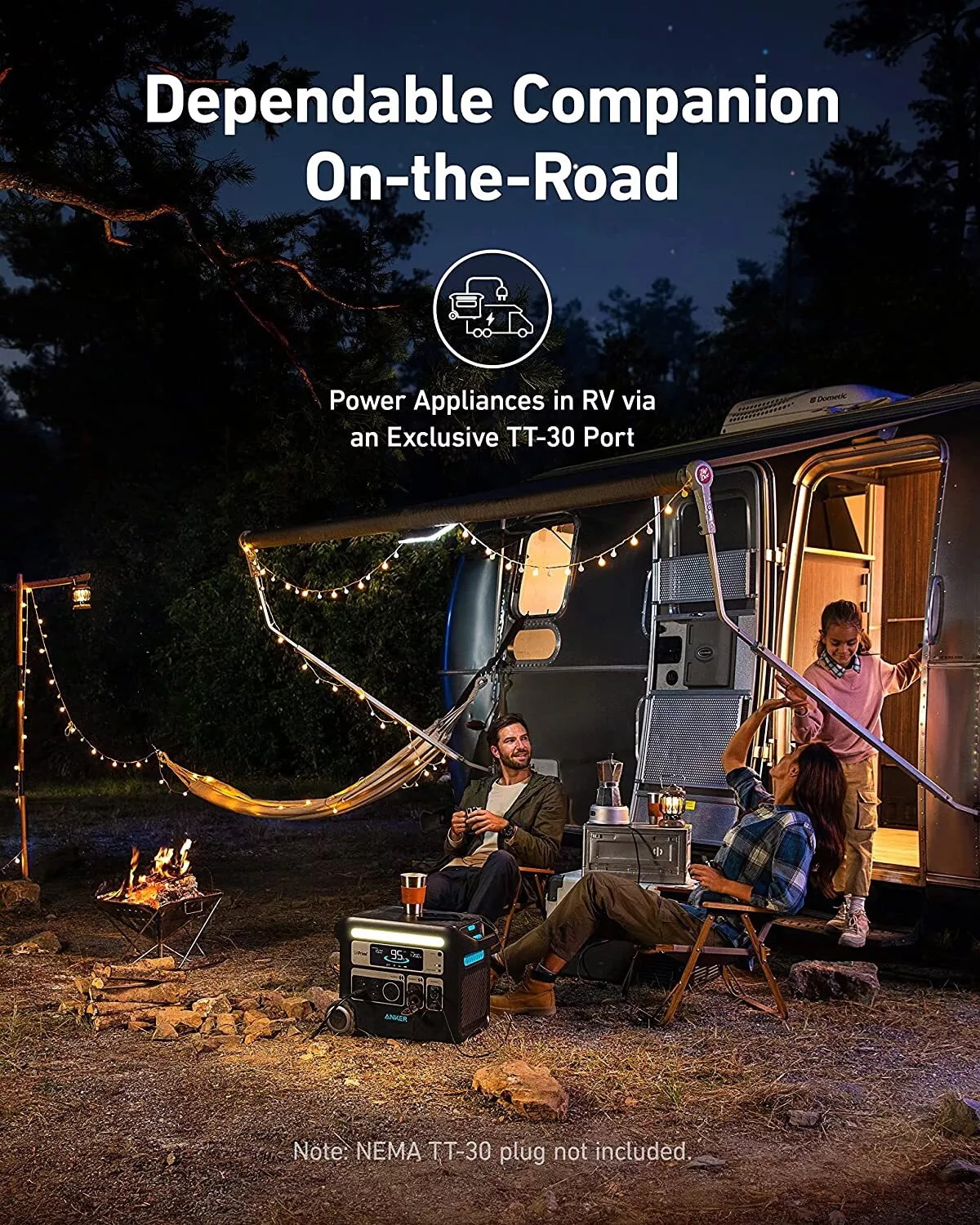 Rent Anker SOLIX F2000 Portable Power Station 2400W Solar Generator ...