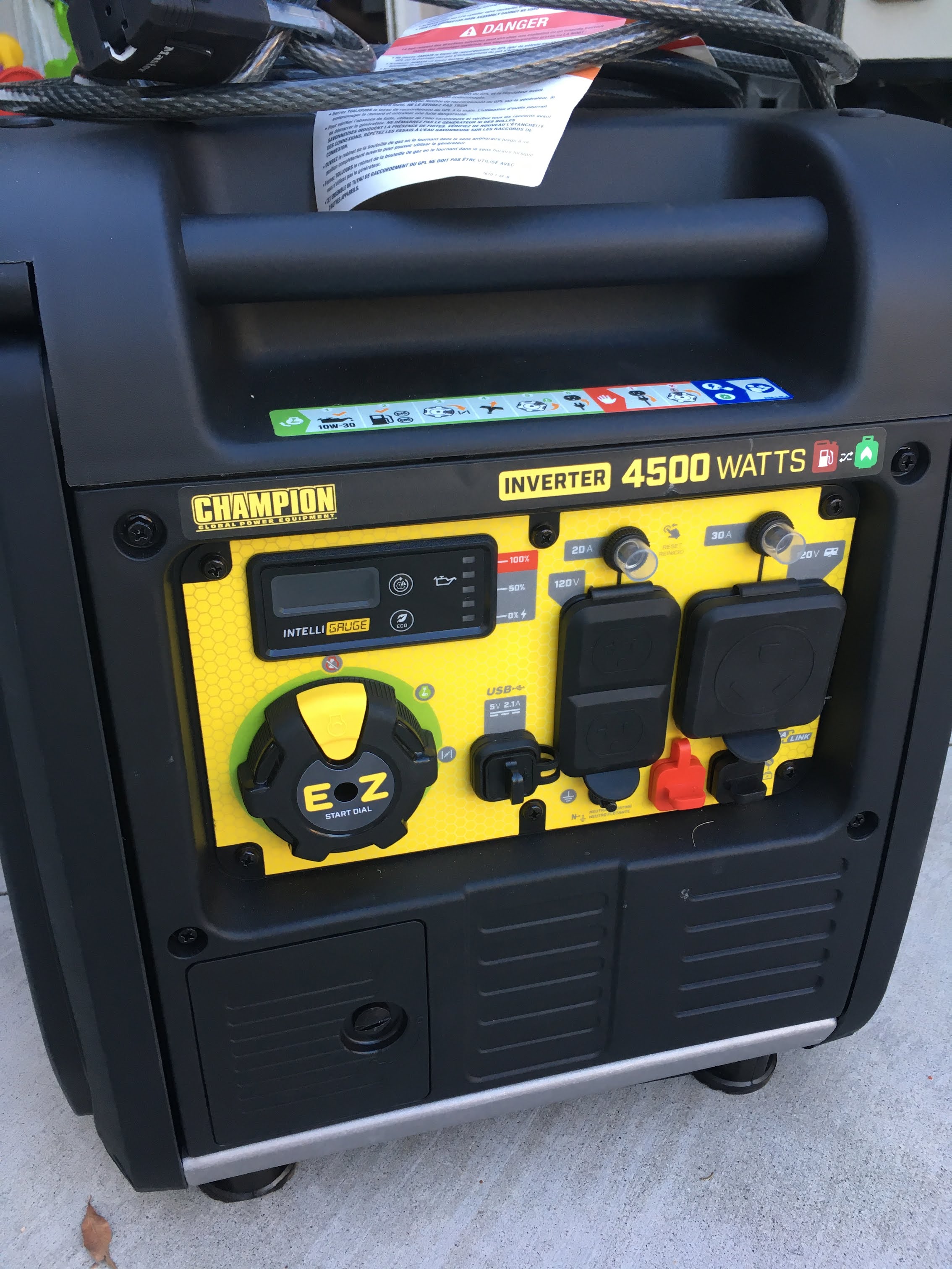 Rent Champion 200991 3500W/4500W Inverter Propane Electric Start ...